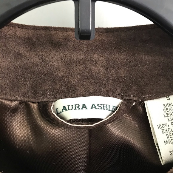 Laura Ashley | Jackets & Coats | Laura Ashley Brown Suede Jacket | Poshmark